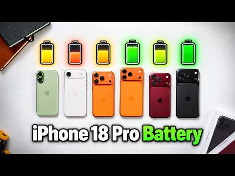 iPhone 18 Pro | Pro Max Ultimate Battery Test!