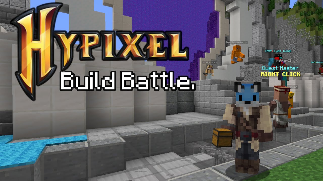 Being A Master Builder In Build Battle! Minecraft Hypixel Stream - YouTube