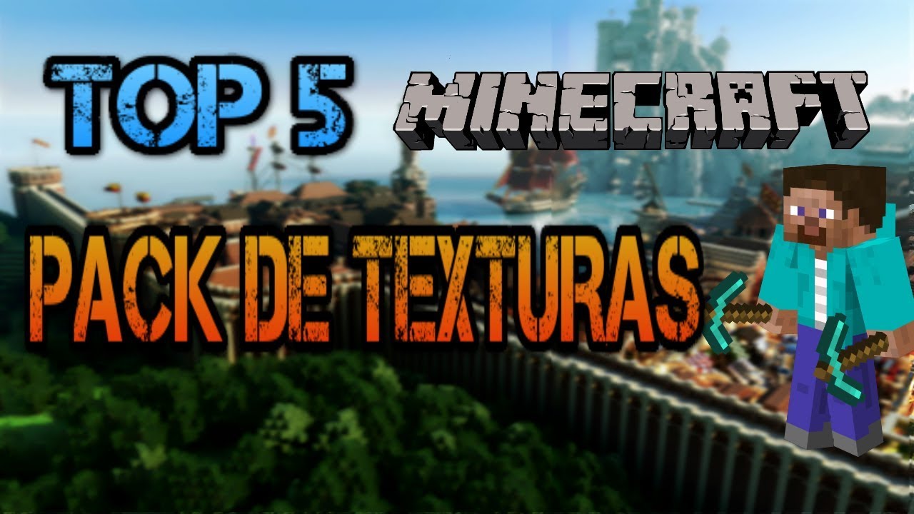 TOP 5 MEJORES PACK DE TEXTURAS PARA MINECRAFT 1.12 #minecraft - YouTube