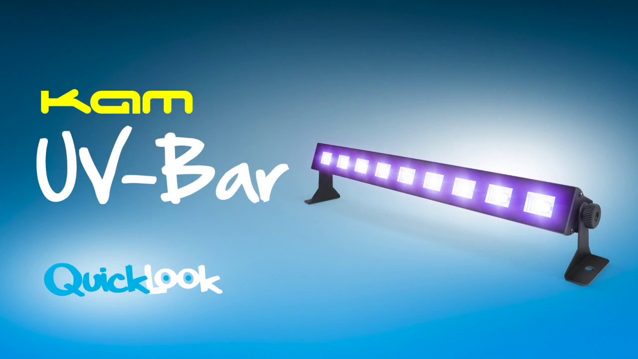 Kam UV Bar Quick Look at the affordable ultraviolet light bar - YouTube