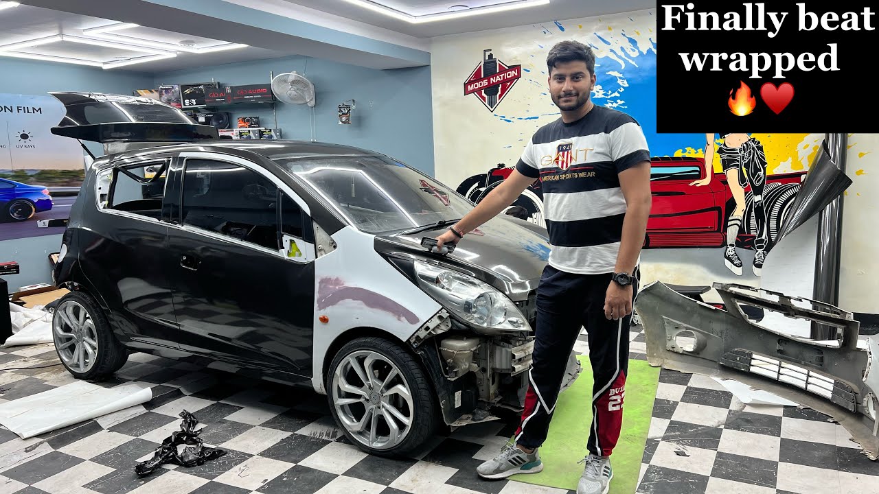 Finally BEAT Wrapped in ??? Modified Beat with 17”Alloy Wheels | Car ...