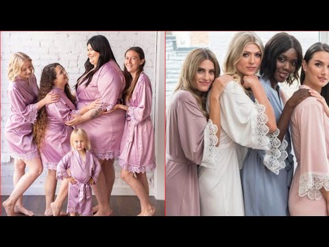 Full family night wear dresses ideas silk and Satin and cotton nighty