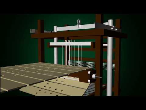 Jacquard Design Machine Simulation 3D