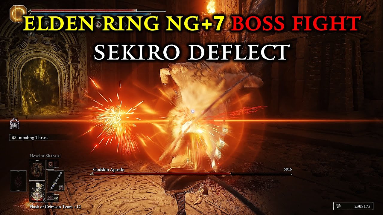 SEKIRO Deflect Mod in Elden Ring NG+7 Boss Fight 04 - Greyoll's ...