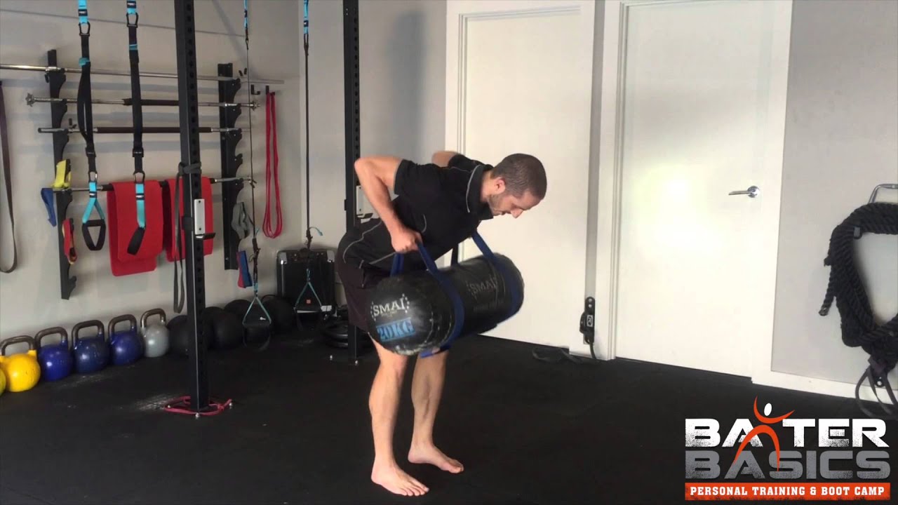 How to: Powerbag Bent Over Row - YouTube
