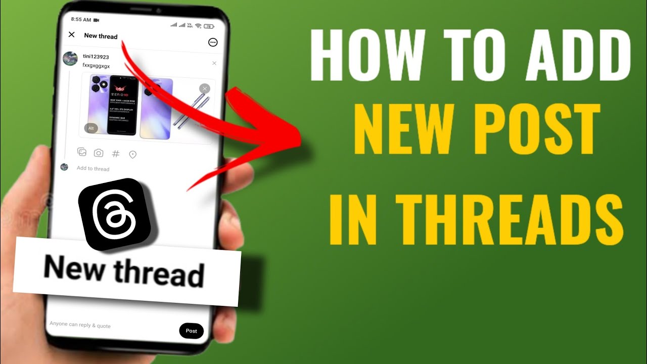 How To Add New Post In Threads | English - YouTube