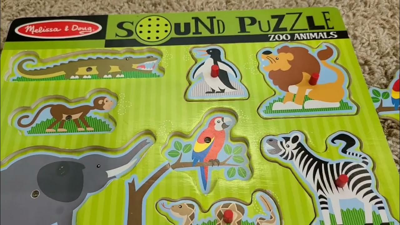 Zoo Animals Sound Puzzle - YouTube