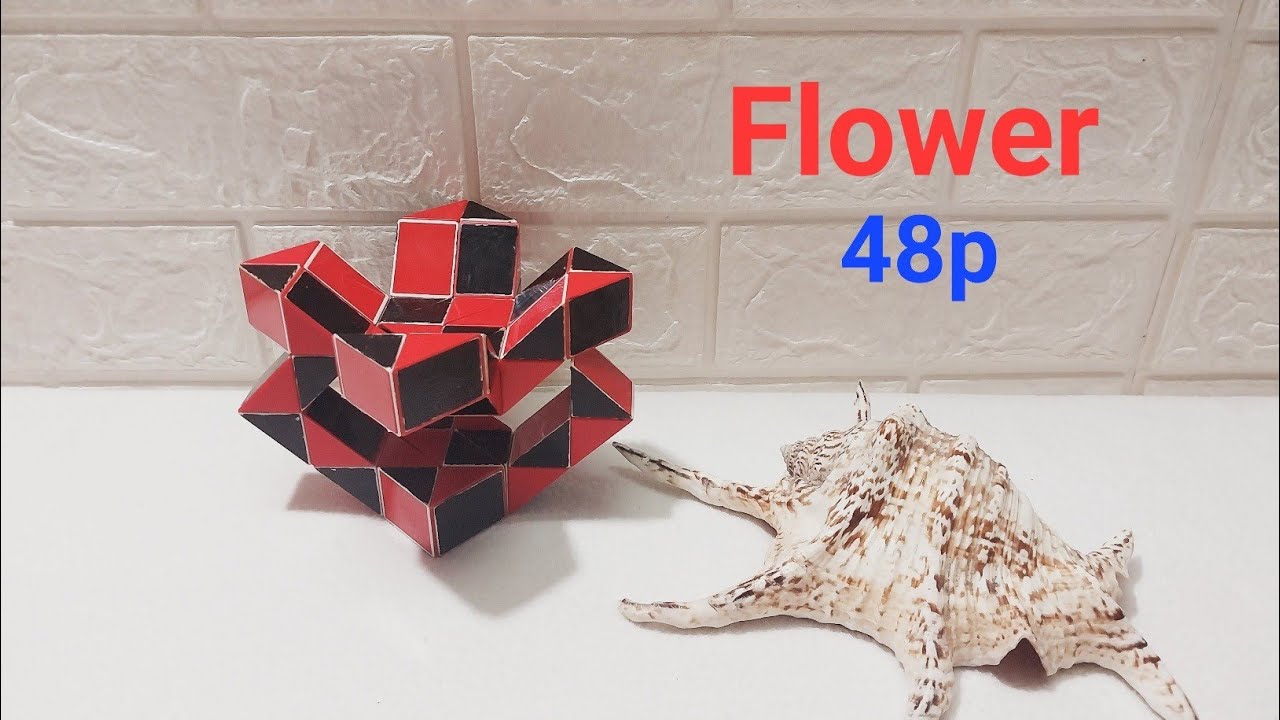 Rubik's Twist or Snake Cube 48 Pieces - Flower - YouTube