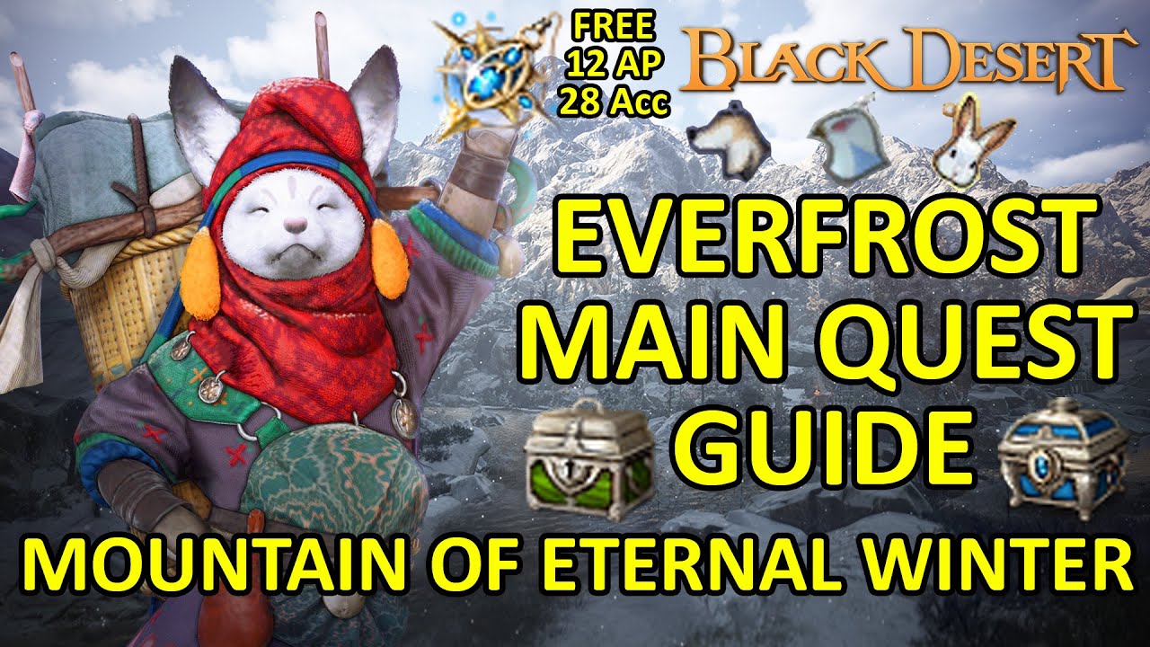 Mountain of Eternal Winter Main Quest [Everfrost] FULL Guide (Black ...