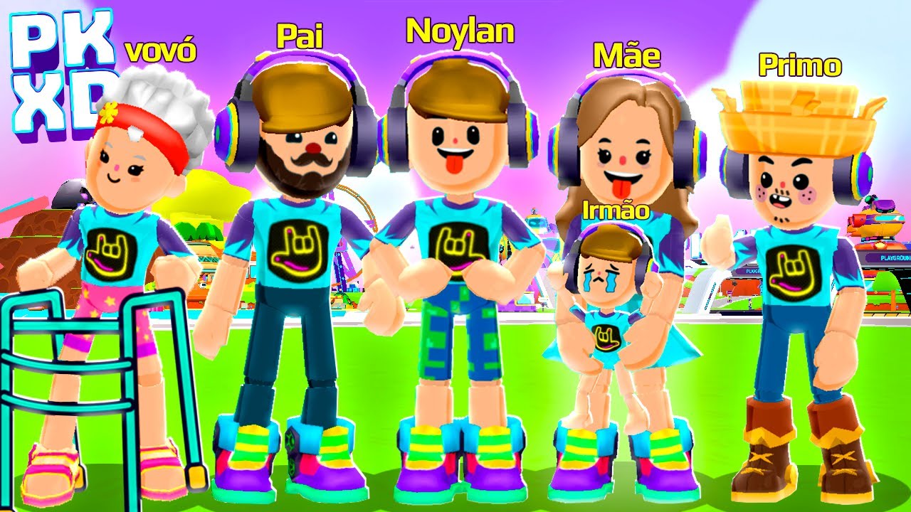 A FAMÍLIA INTEIRA DO NOYLAN APARECEU no PK XD - YouTube