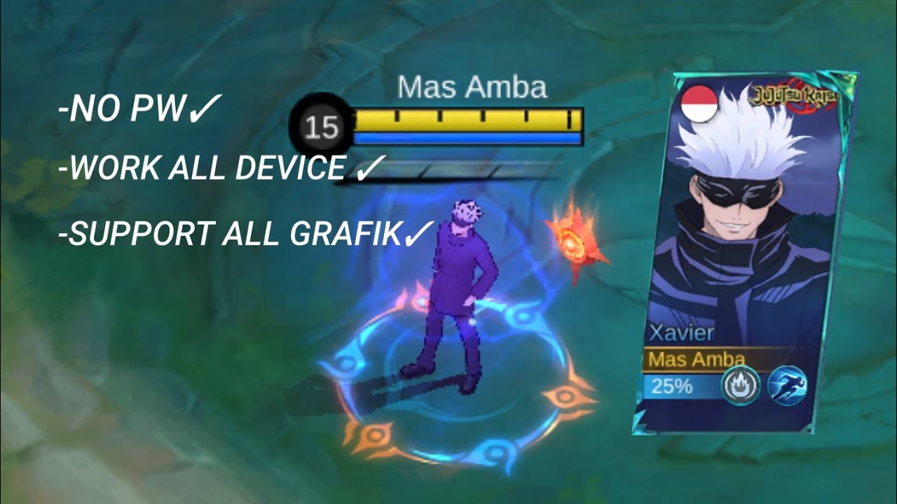 SCRIPT XAVIER GOJO SATORU NO PW😁 - YouTube