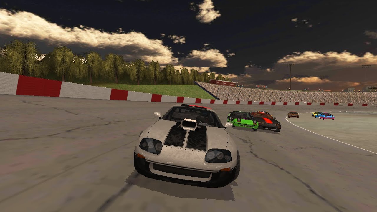 Racing a Supra in Demolition Derby 3 - YouTube