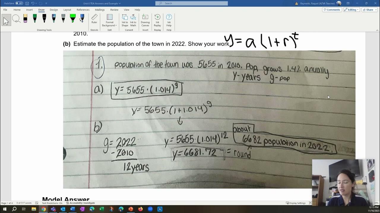 Alg2 SemA Unit 6 TGA - YouTube