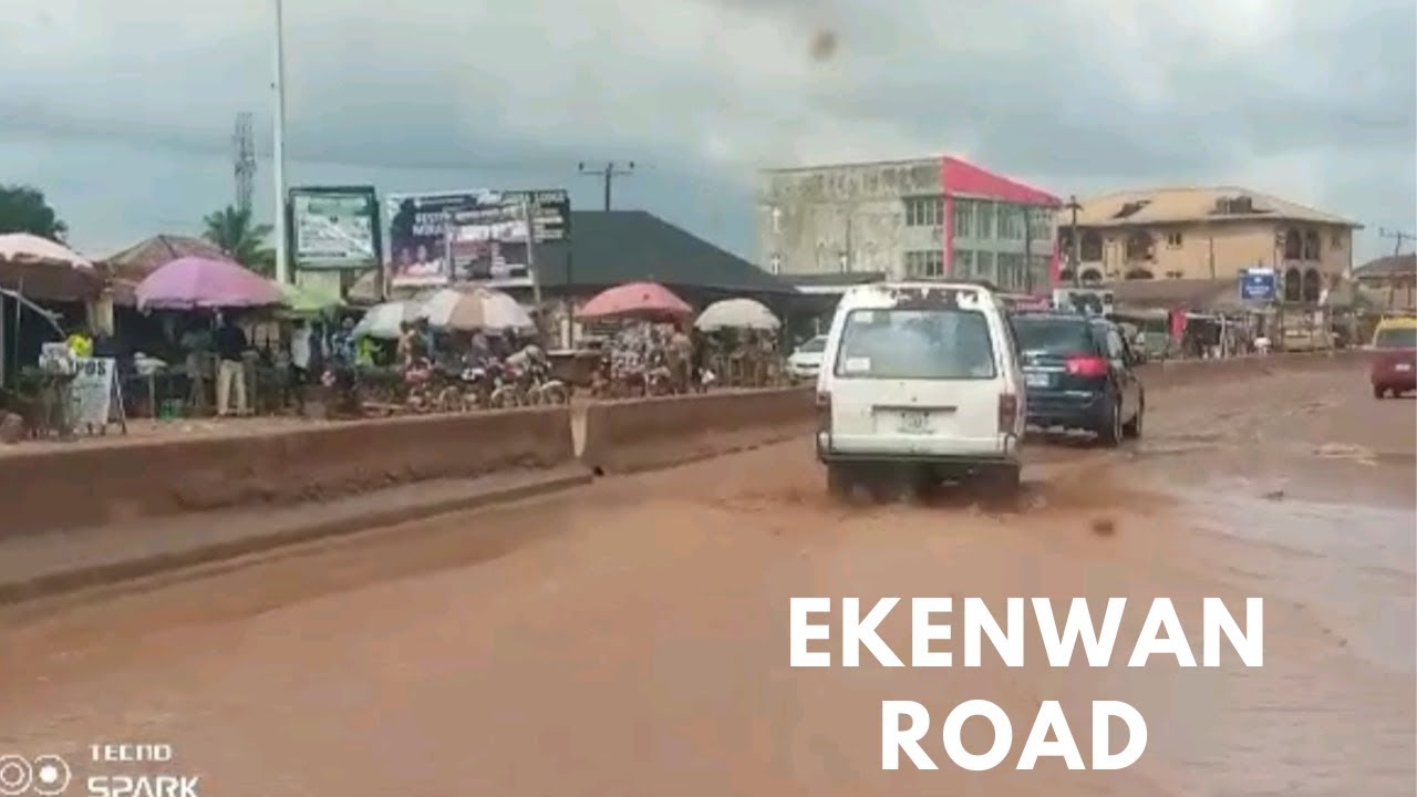 Bad state of Ekenwan Road Benin City,Edo State - YouTube