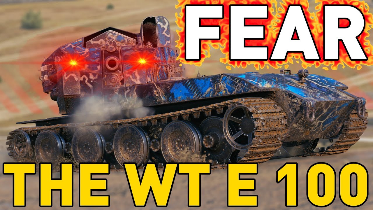 Why the WTF E 100 is FEARED in World of Tanks! - YouTube