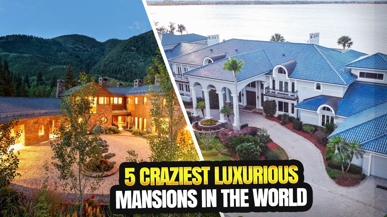 5 Craziest Luxurious Mansions In The World | Must watch - YouTube