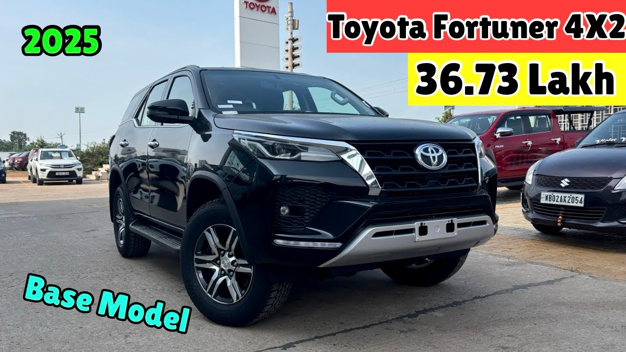 2025 Toyota Fortuner Base Model 4X2 Full Review And All Features Black ...