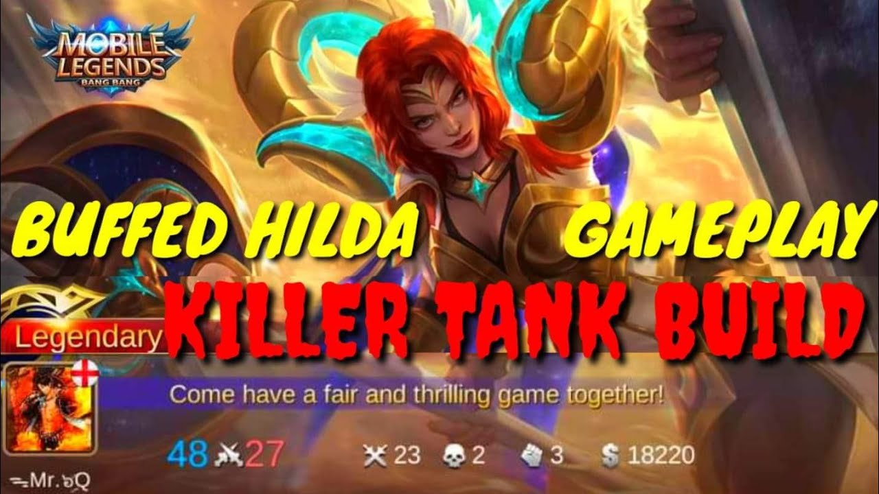 BUFFED HILDA GAMEPLAY KILLER TANK BUILD - YouTube