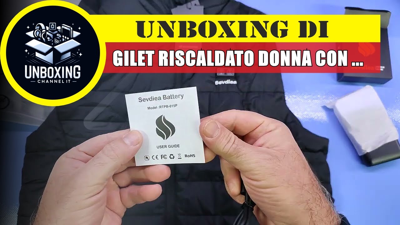 Sevdiea Gilet Riscaldato Donna con Batteria Inclusa 7 4V da 16000mAh ...