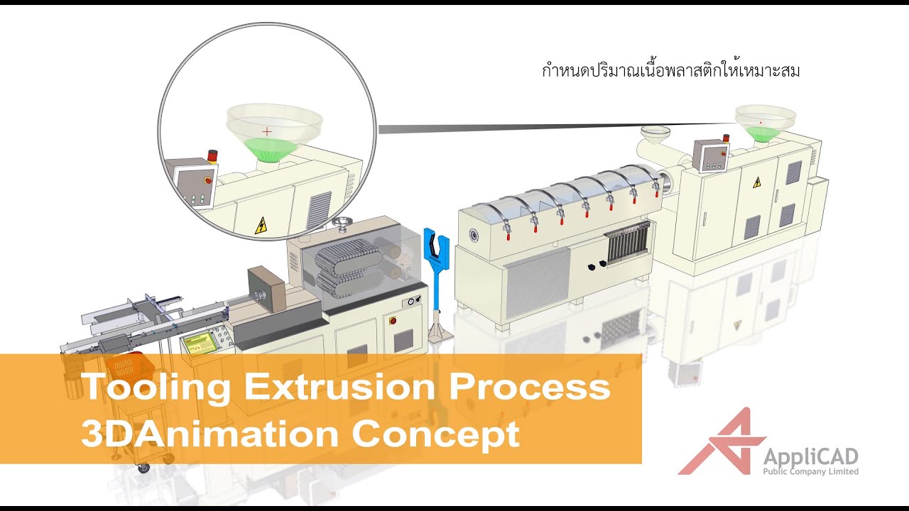 Tooling Extrusion Process 3DAnimation Concept - YouTube