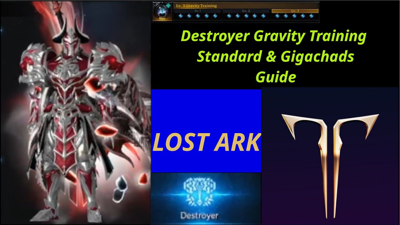 Destroyer Gravity training build guide standard and Gigachads builds ...