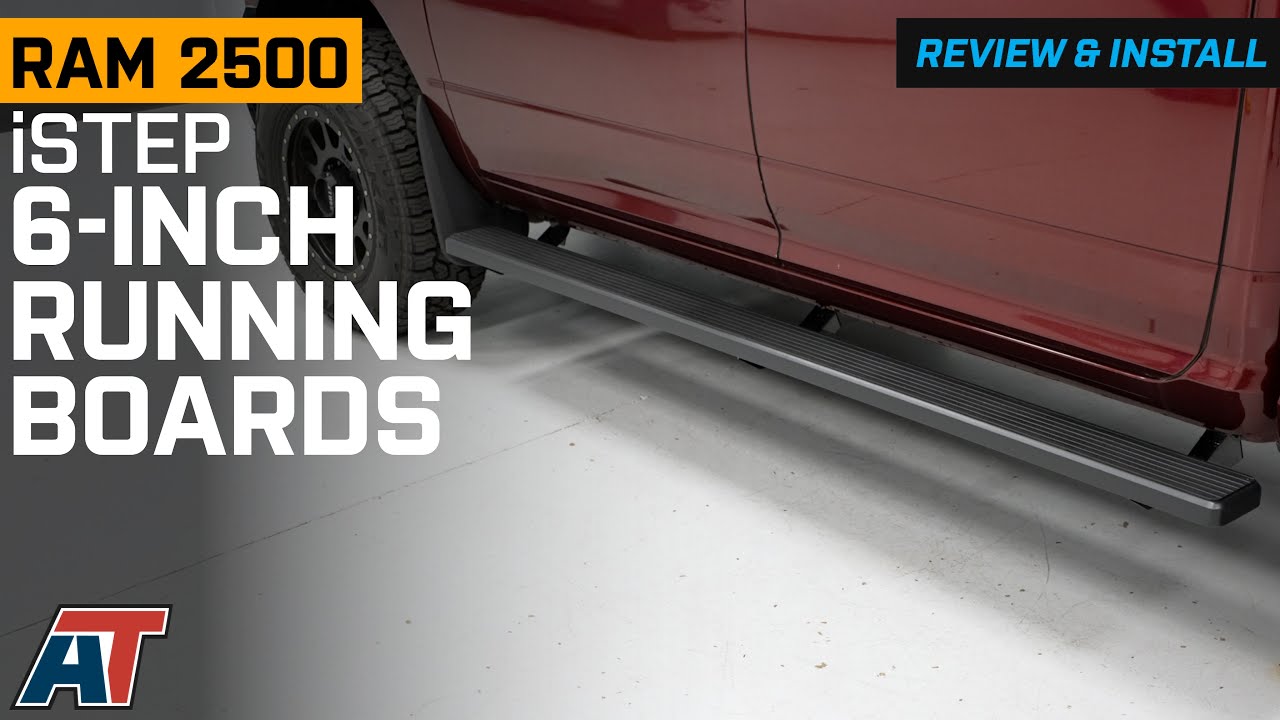 2010-2024 RAM 2500 6-Inch iStep Running Boards; Black Review & Install ...