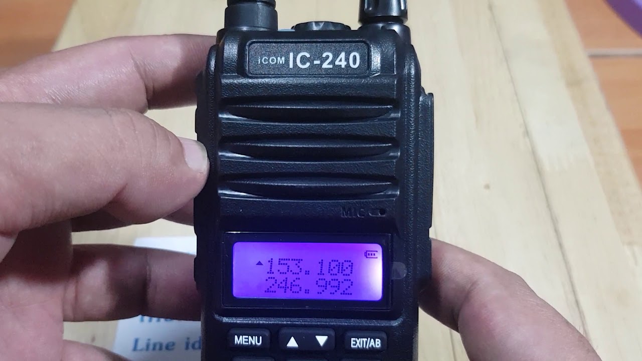 วิธีปรับสเคลว SQL Icom IC 240 - YouTube