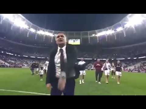 Şenol Güneş Beşiktaş'a veda ediyor