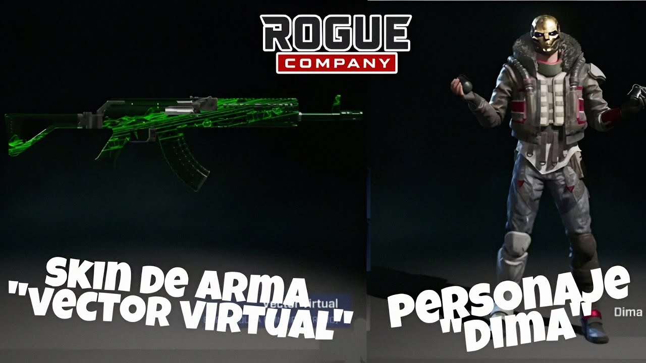 PROBANDO NUEVA SKIN DE ARMA "VECTOR VIRTUAL" Y PERSONAJE "DIMA ...