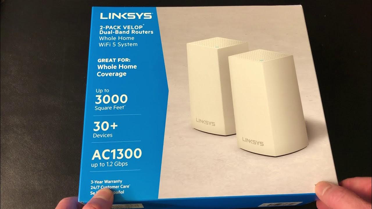 Linksys Velop Wireless Mesh System 2 Pack Unboxing - YouTube
