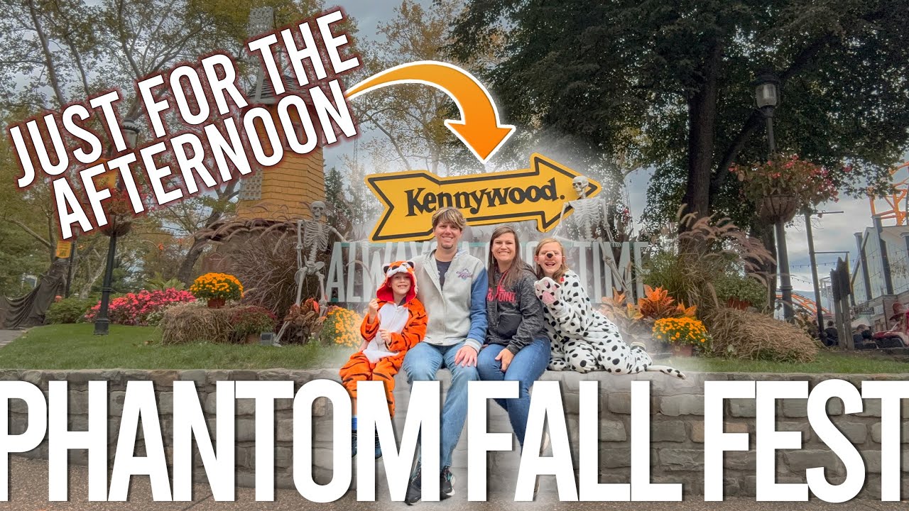 Kennywood Park Phantom Fall Fest | FAMILY VLOG 2025 - YouTube