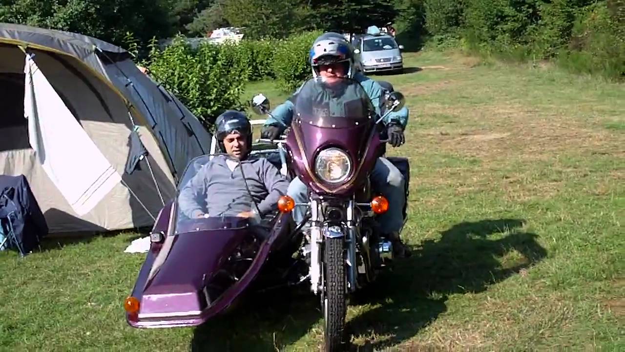 Kawasaki Z 650 - Side car Lynx (deuxième partie) - YouTube