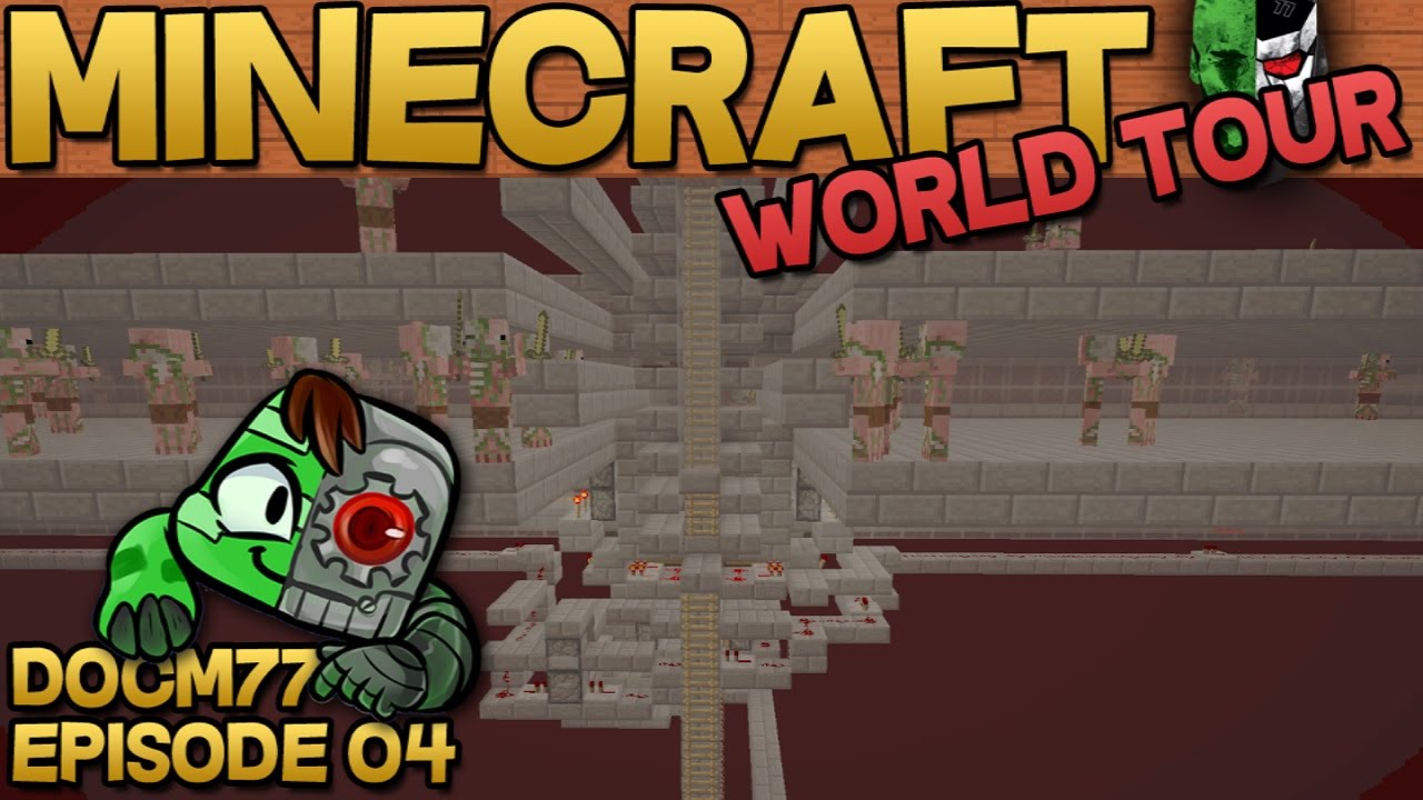 AFK Gold XP Farm - The Minecraft World Tour - S4E04 | Docm77 - YouTube