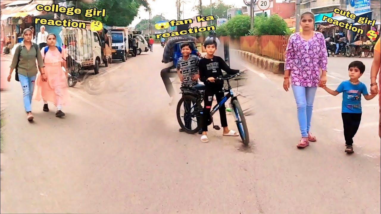 college girl reaction🤔 and fan ka reaction🥰🤩 and cute girl reaction 🥰 ...