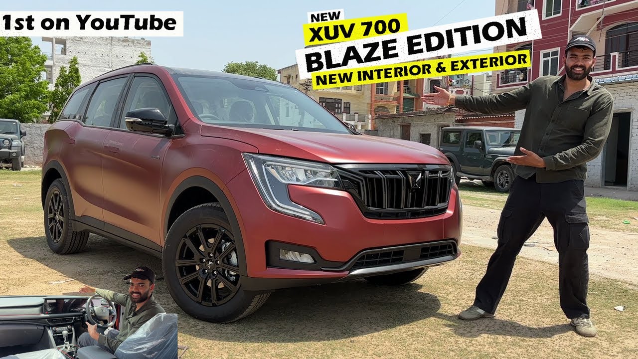 *All New Black Interior & Matt Exterior* New Mahindra XUV 700 Blaze ...