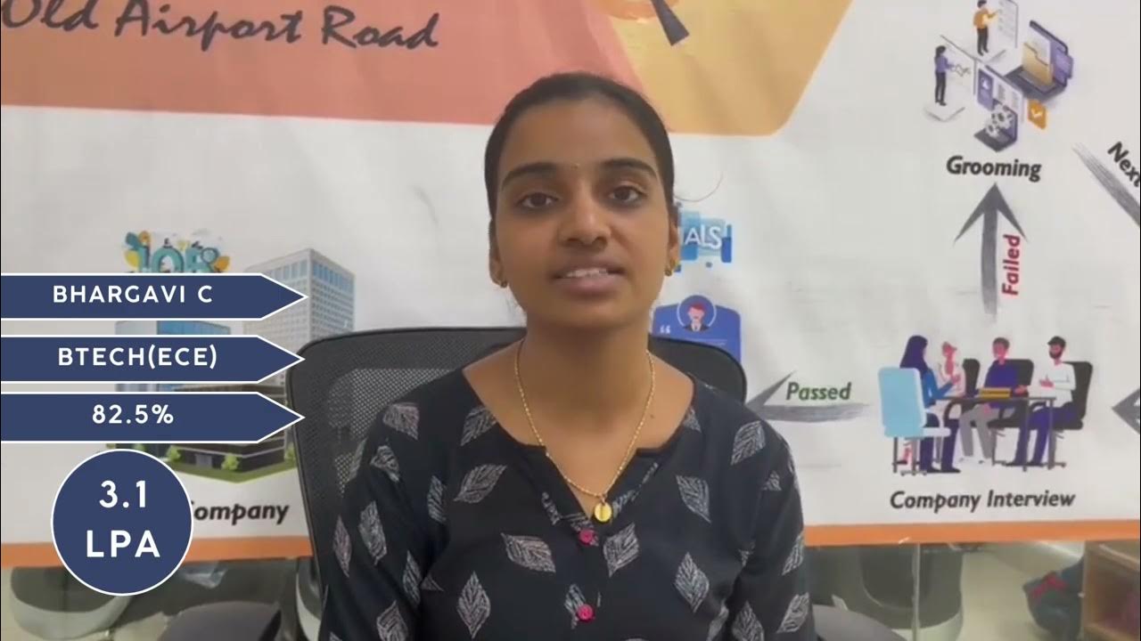 Got placed from Qspiders Old Airport Road | C Bhargavi - YouTube