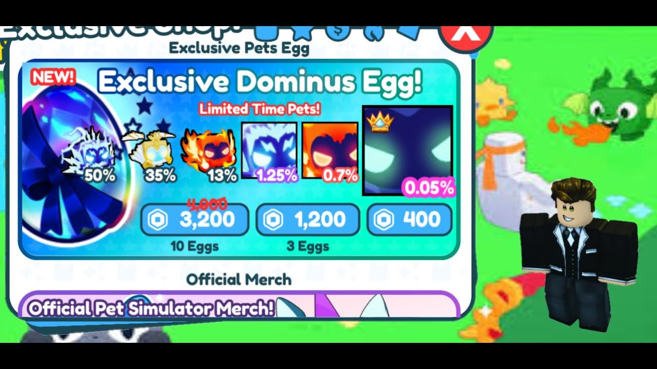 Купив Dominus Egg Pet Simulator X ROBLOX - YouTube