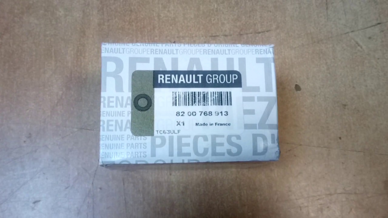 8200768913 Фильтр масляный DACIA RENAULT оригинал 8200 768 913 - YouTube