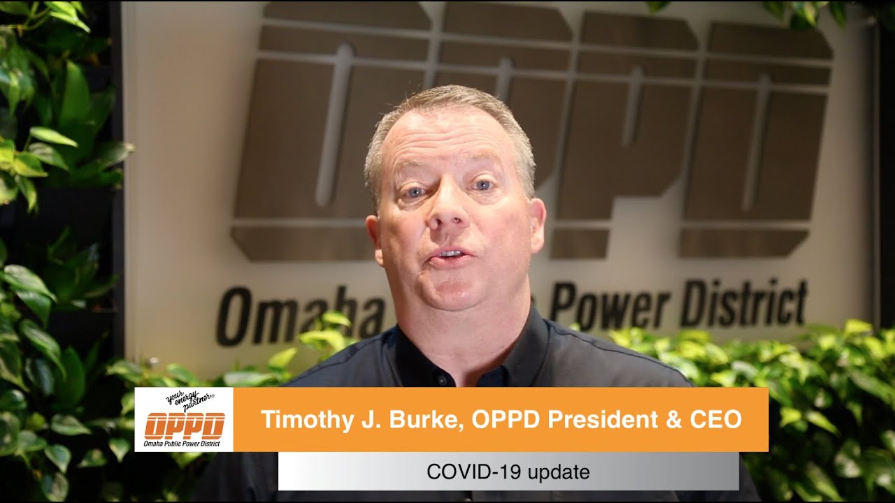 20200318 - Timothy J. Burke message to OPPD customers - YouTube