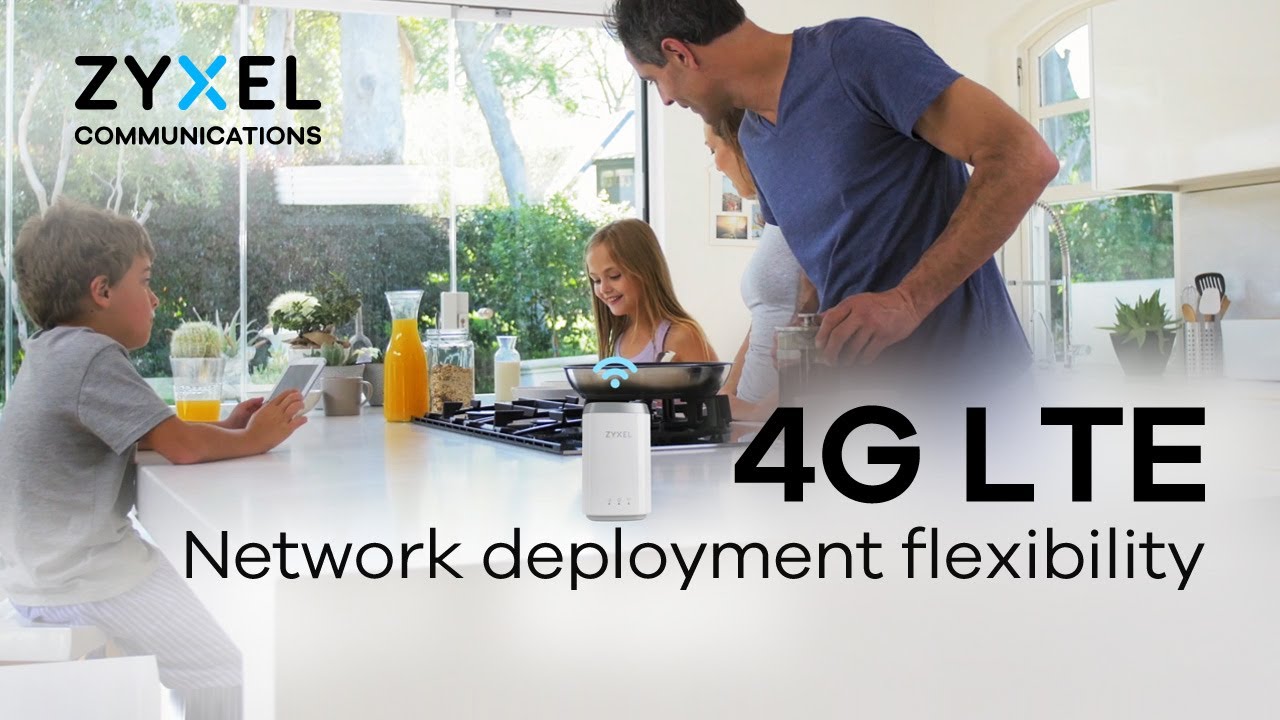 Zyxel 4G LTE routers for flexible network deployment - YouTube