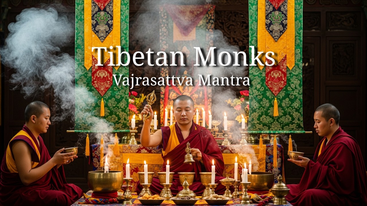 Vajrasattva Mantra – 100 Syllable Mantra x108 | Tibetan Monks Chant for ...