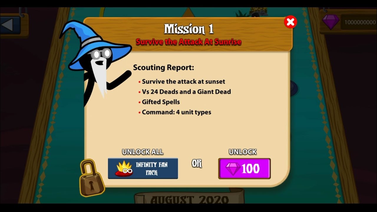 stick war legacy missions all unlock game👿 - YouTube