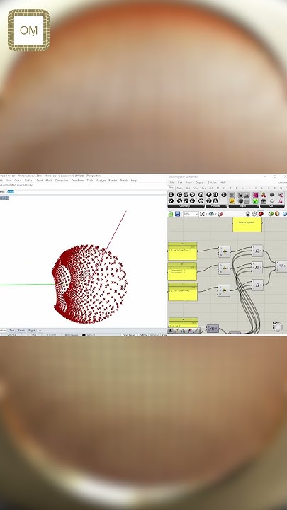 Stereo Sphere Surface from Points grasshopper rhino tutorial 🦗+🦏 - YouTube