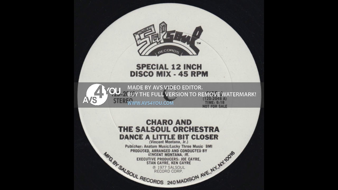 Charo - Dance a little bit closer (12" disco mix) - YouTube