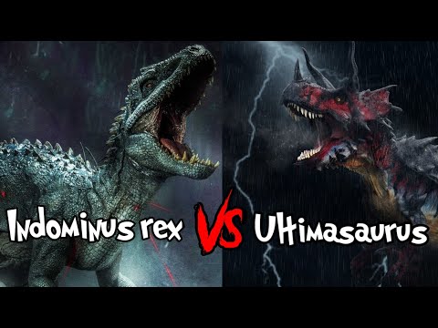 Indominus Rex Vs Ultimasaurus | Kaun Dinosaur hai sabse shaktishali | Battle video