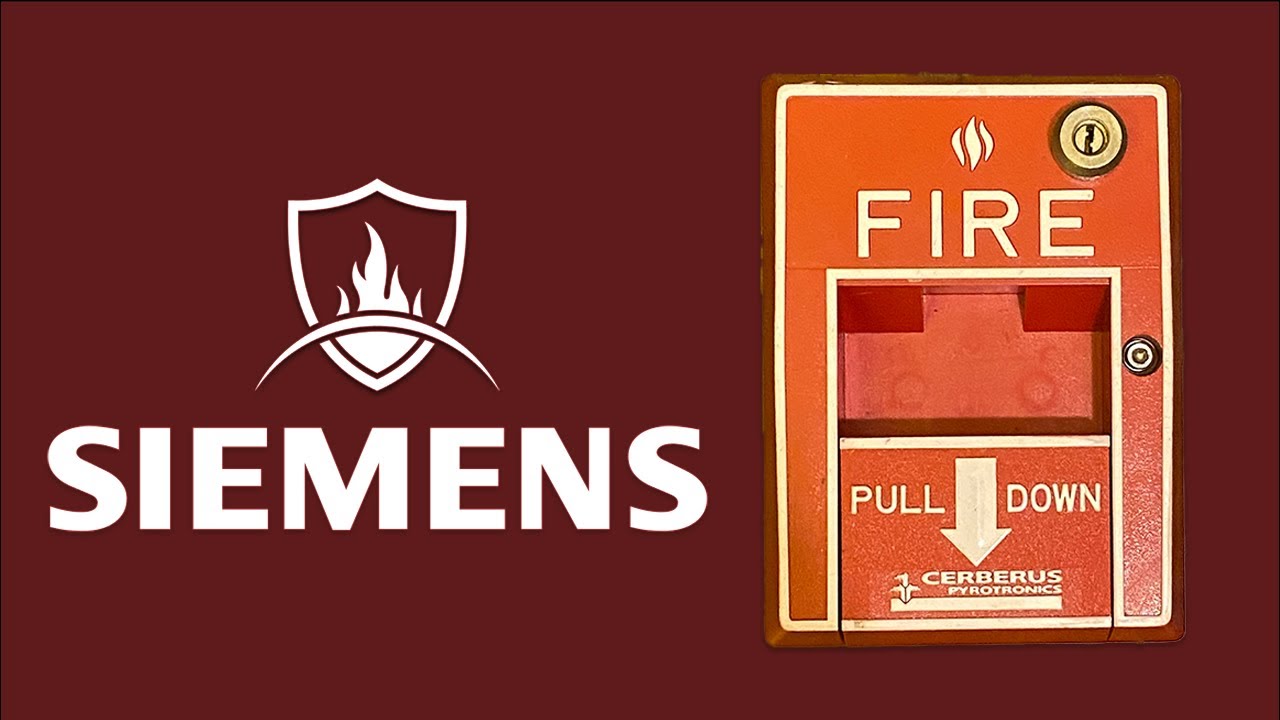 Cerberus Pyrotronics MS-53 Fire Alarm Pull Station Test - YouTube