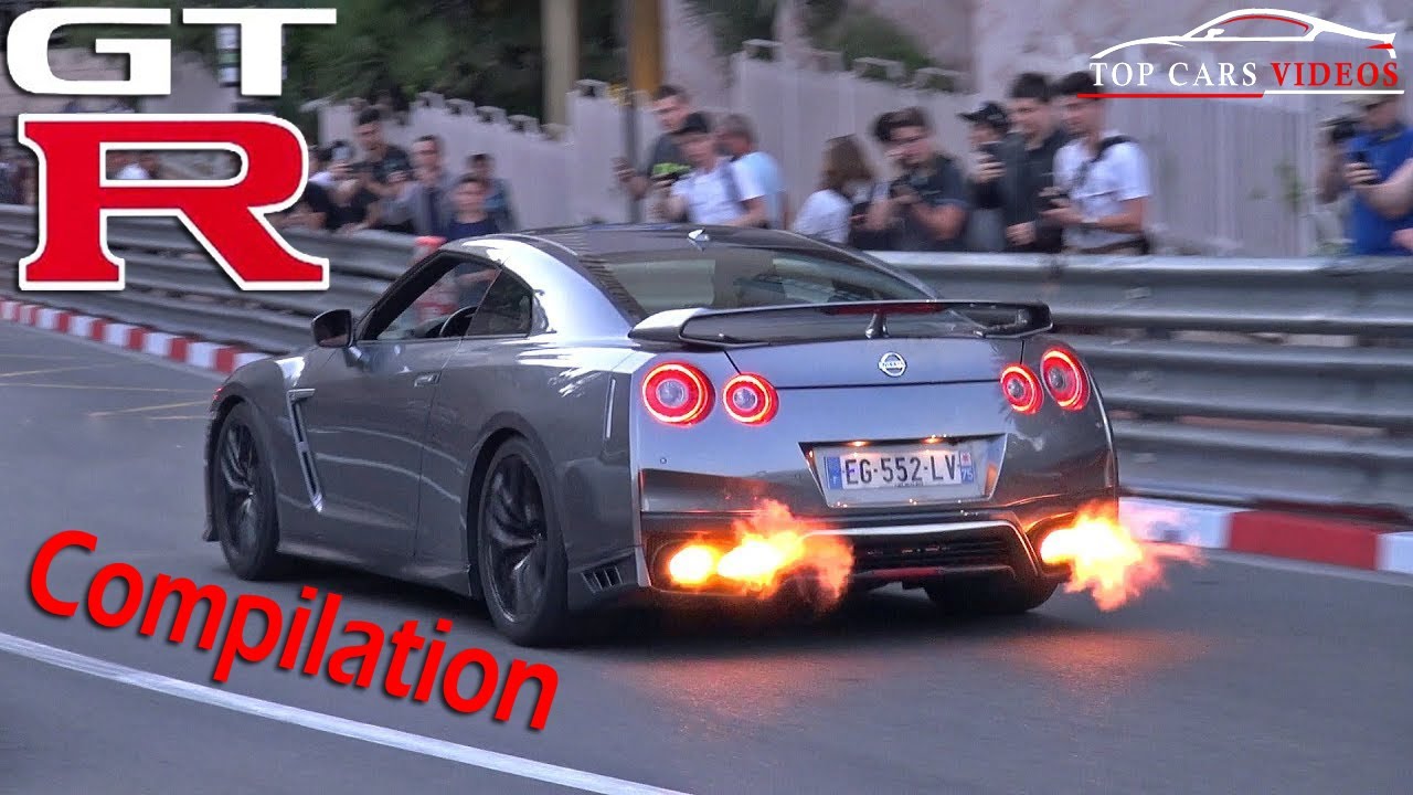 The Best Videos Compilation of Nissan R35 (burnout, Drift, Backfire ...