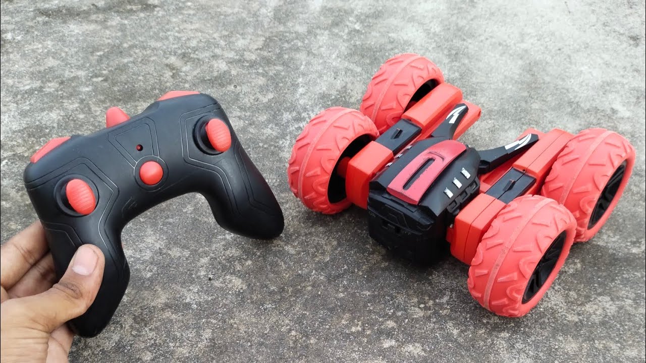 Remote control double sided Fast and flip 4x4 car rc stunt 360 degree ...