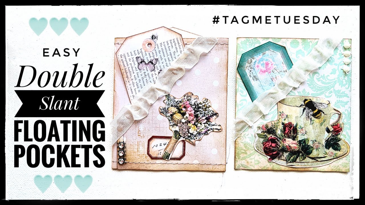 Easy - Double Slant Floating Pockets - #tagmetuesday - YouTube