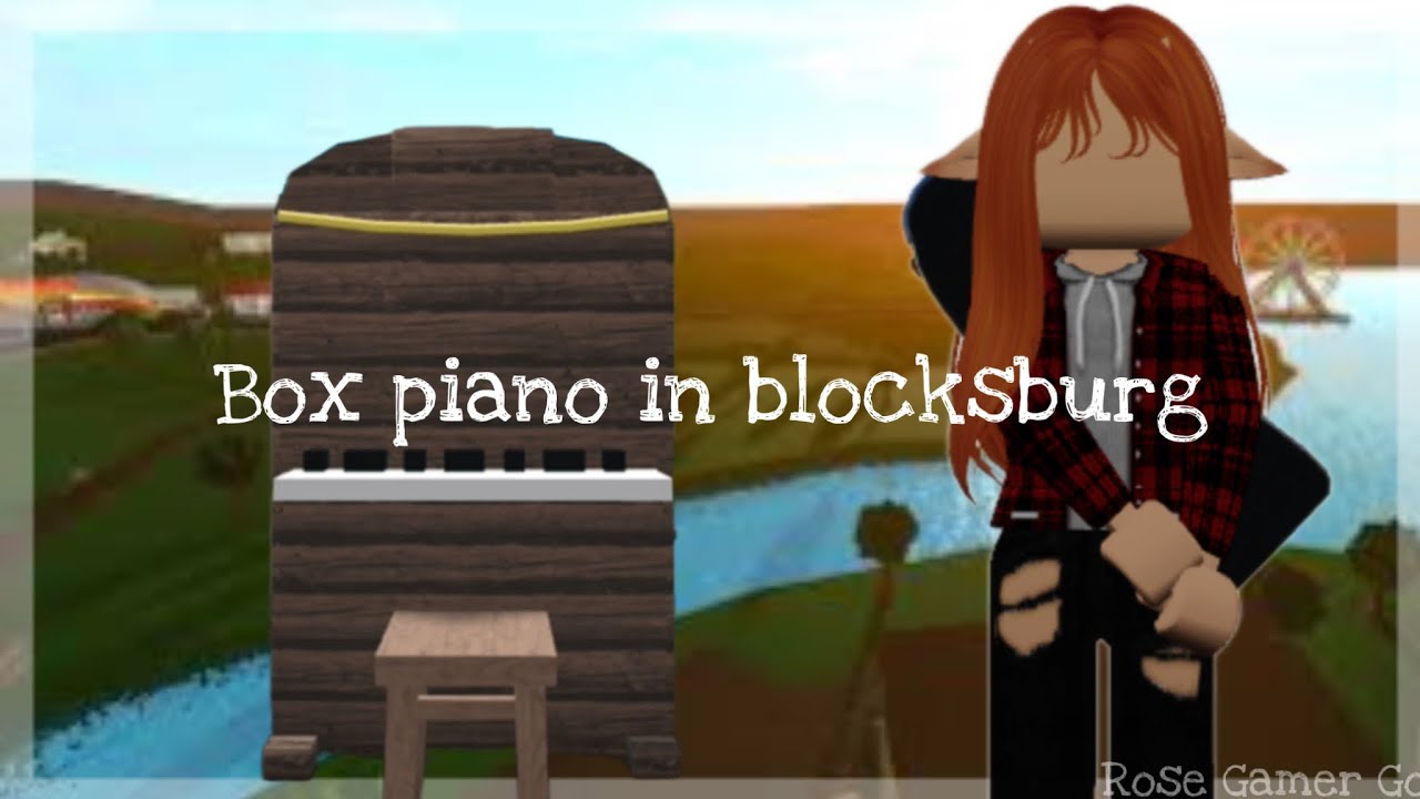 Box piano in blocksburg!? *Blocksburg tutorial* // Roblox role play ...